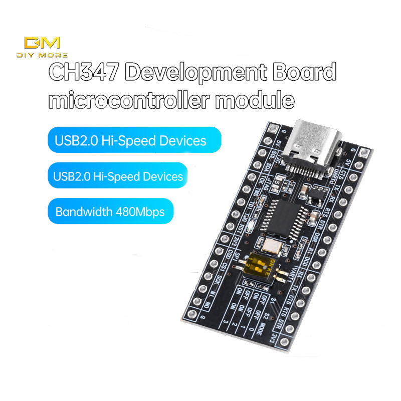 Diymore Ch347 บอร์ดพัฒนา Microcontroller โมดูลความเร็วสูง Usb ถึง I2C/Spi/Uart/Jtag/Gpio ...