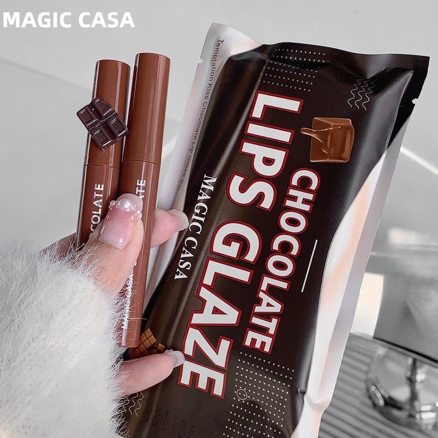 MAGIC CASA ลิปกลอสแบบถ้วยเคลือบกันน้ำแบบไม่ติด | Shopee Thailand