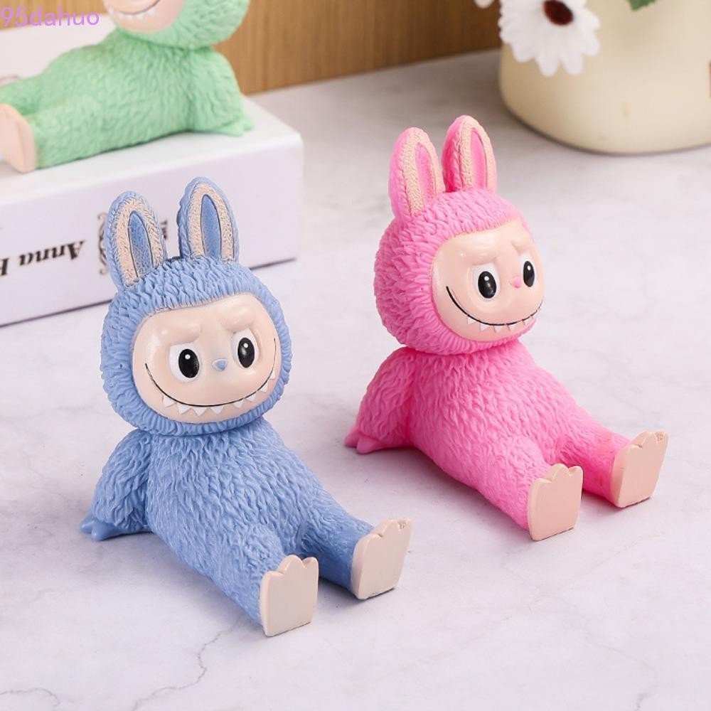 Dahuo 2 ชิ้น Labubu รูป, ผู้ถือโทรศัพท์สนับสนุน Labubu ตุ๊กตาของเล่น ...