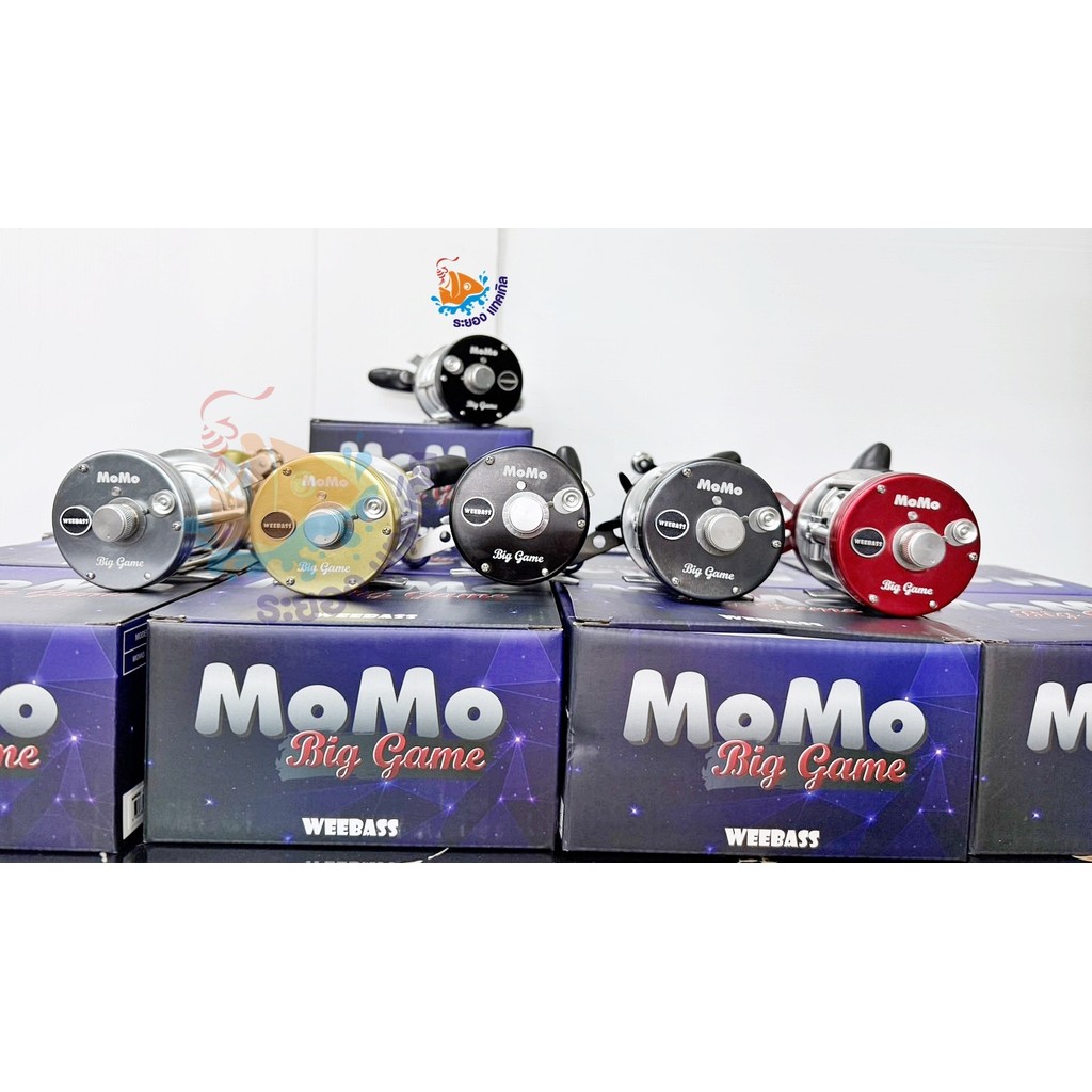 รอกเบท WEEBASS MOMO BIG GAME รอกตกปลา รอกเบททรงกลม รอกหน้าดิน | Shopee Thailand
