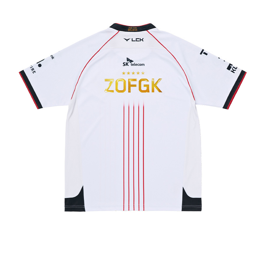 หนึ่งและเท่านั้น ZOFGK 2024 T1 World Champions Uniform Jersey,League of Legends Games T1 E ...
