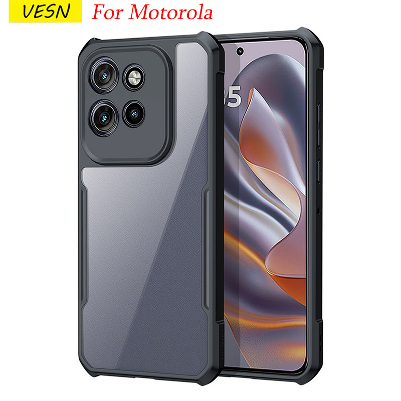อะคริลิคใสหุ้มเกราะกันกระแทกกรณีโทรศัพท์ Motorola MOTO G85 G84 G75 G73 G71 G55 G54 G51 G52 G35 ...