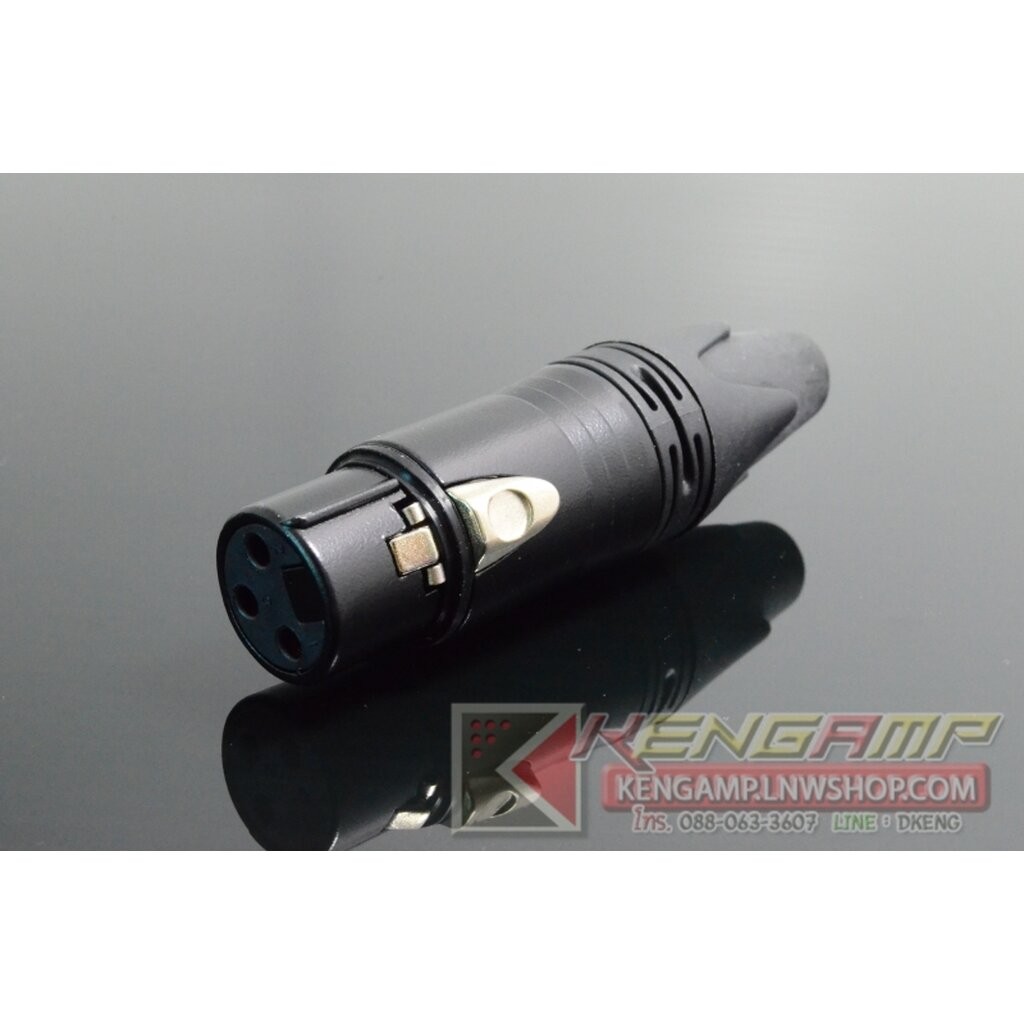 (สินค้ามีตัวเลือก) [PJ] LIDGE YM-001B และ 002B แจ็คและปลั๊ก XLR ชุบทอง ...