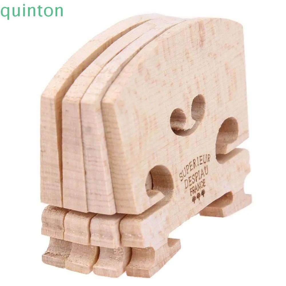 QUITON Fiddle Maple Wood Bridge, Maple Wood 4/4-3/4-1/2-1/4-1/8 ขนาด ...