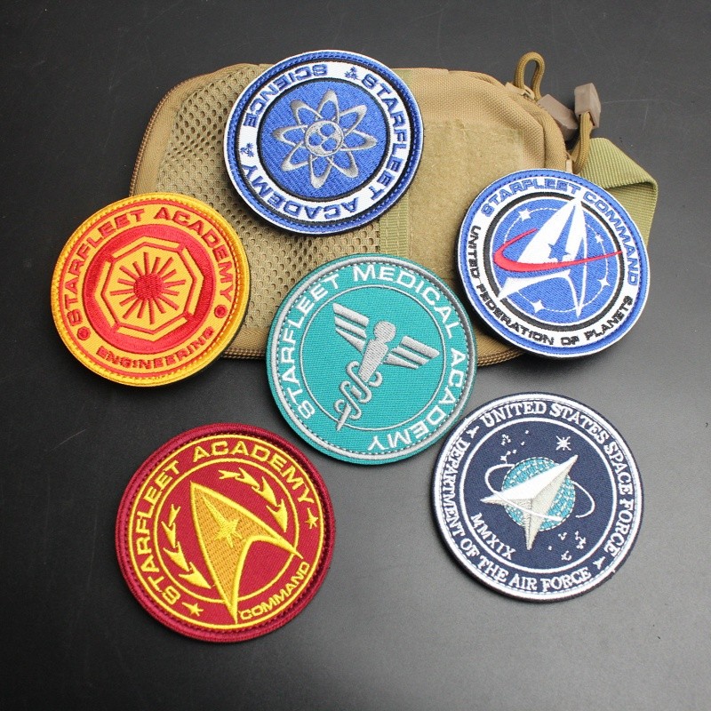 ที่กําหนดเอง Star Trek morale แสตมป์ 3D Velcro Patch /Badges/armband ...
