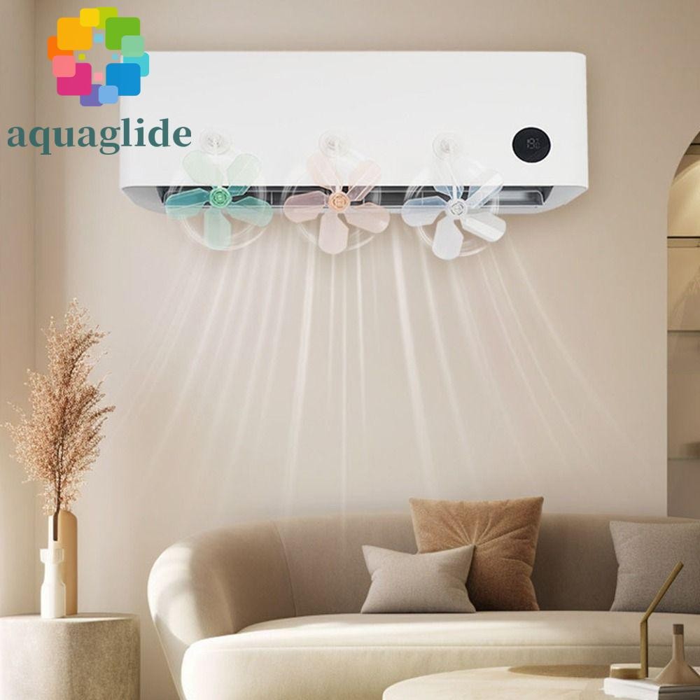 AQUAGLIDE 3 ชิ้น Conditioning Guide Fan, Windmill Shaped กระจกเครื่องปรับอากาศแบบปรับได้,พลาสติก ...