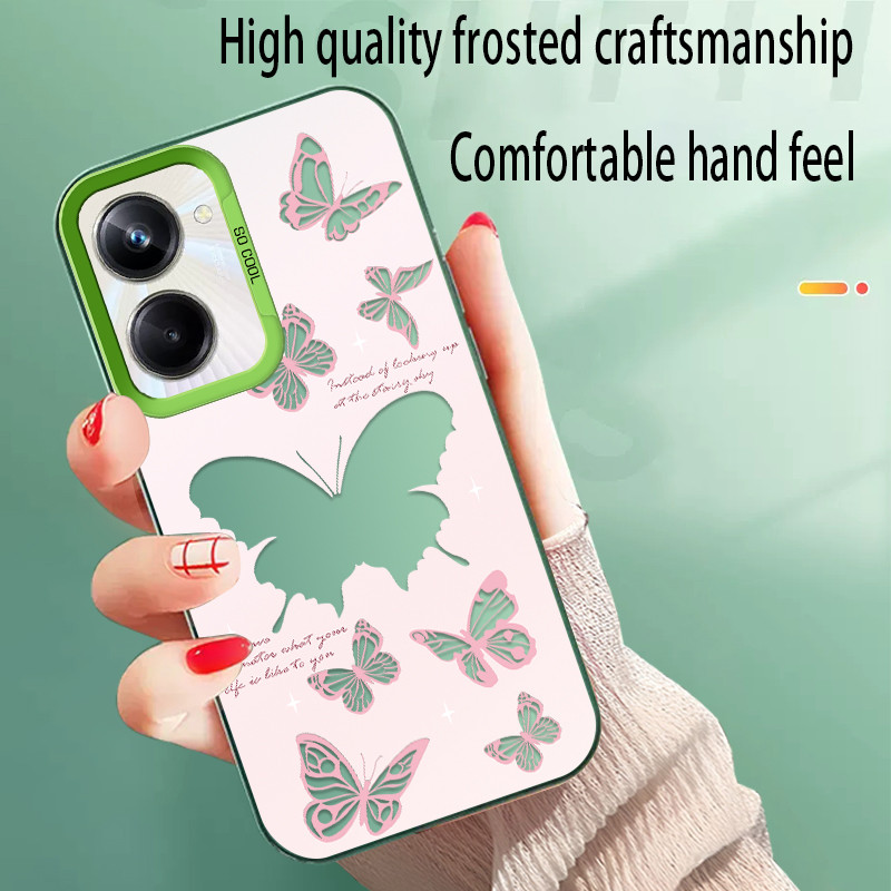 สําหรับOppo Realme 10 Pro & Realme 10 Pro 5G RMX3661 RMX3663 ผีเสื้อสวย ...