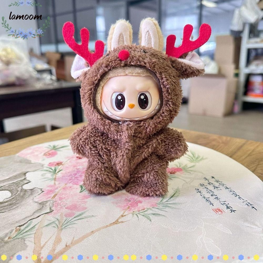 Lamoo Labubu ตุ๊กตาเสื้อผ้า,เปลี่ยน DIY คริสต์มาส Jumpsuit, น่ารัก ...