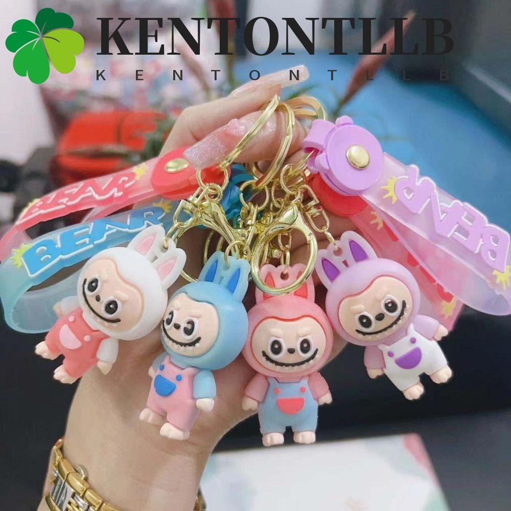 Kentontllb Labubu พวงกุญแจตุ๊กตา,กระเป๋าเป้สะพายหลัง Charms Anti-lost ...