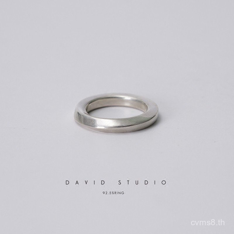แหวนเงินสเตอร์ลิง 925 ของ David Studio ทำมือจากสตูดิโอในมิวนิค สำหรับ ...