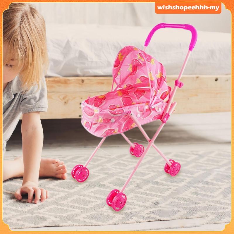 [Wishshopeehhmy] ตุ๊กตา Mini Pram Interactive Toy Early Development พับ ...