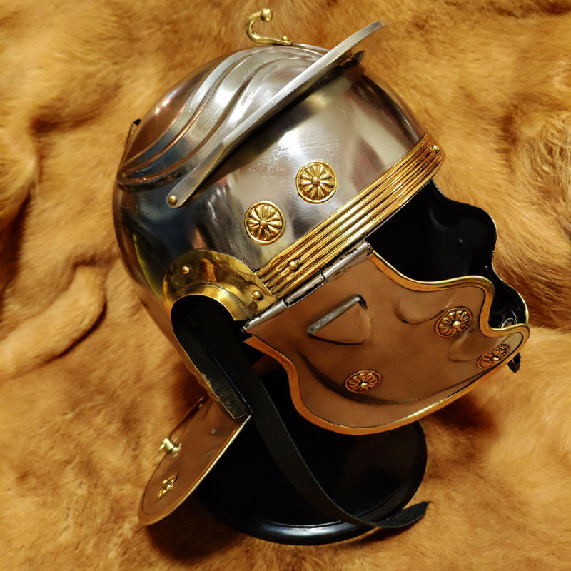 สินค้าคงคลังแบบเรียลไทม์ = Gaul H-Shaped Roman Helmet Imperial Guard ...