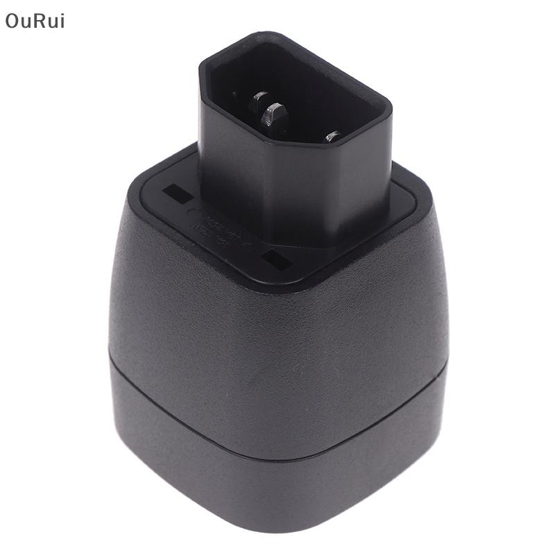 {B&C Apr} Euro To C14 3 Pins Plug Adapter 10A 250V EU Germany To ...