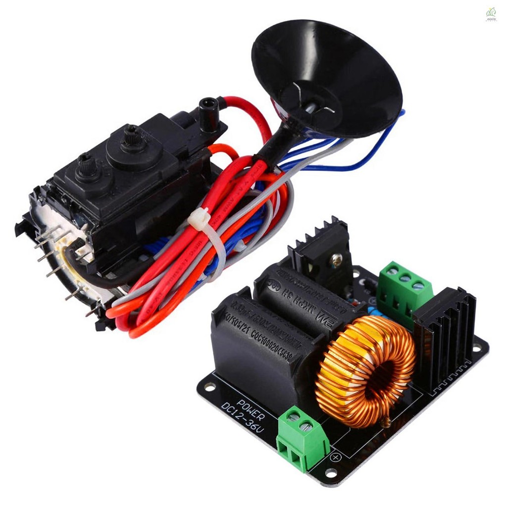 DC12-24V ZVS Coil Driver Board Flyback Driver โมดูลคอยล์จุดระเบิดแรงดันสูง DC Power Supply ...