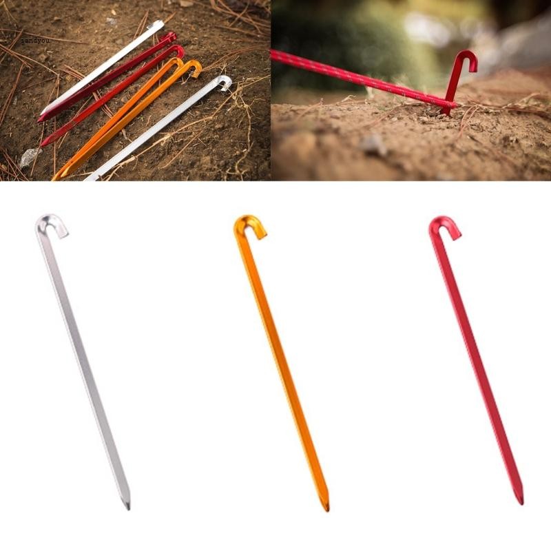 Iny Camp เต็นท์กองอลูมิเนียมหลังคาเต็นท์ Ground Peg Canopy Peg Fixed ...