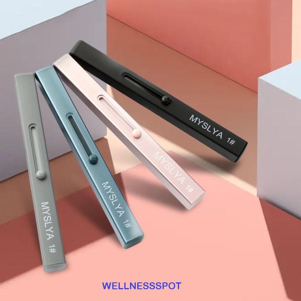 WELLNESSSPOT แปรงทาปากแบบพับเก็บได้ Capped ผู้หญิงความงามอายแชโดว์ Applicator ปรับกันฝุ่น Travel ...