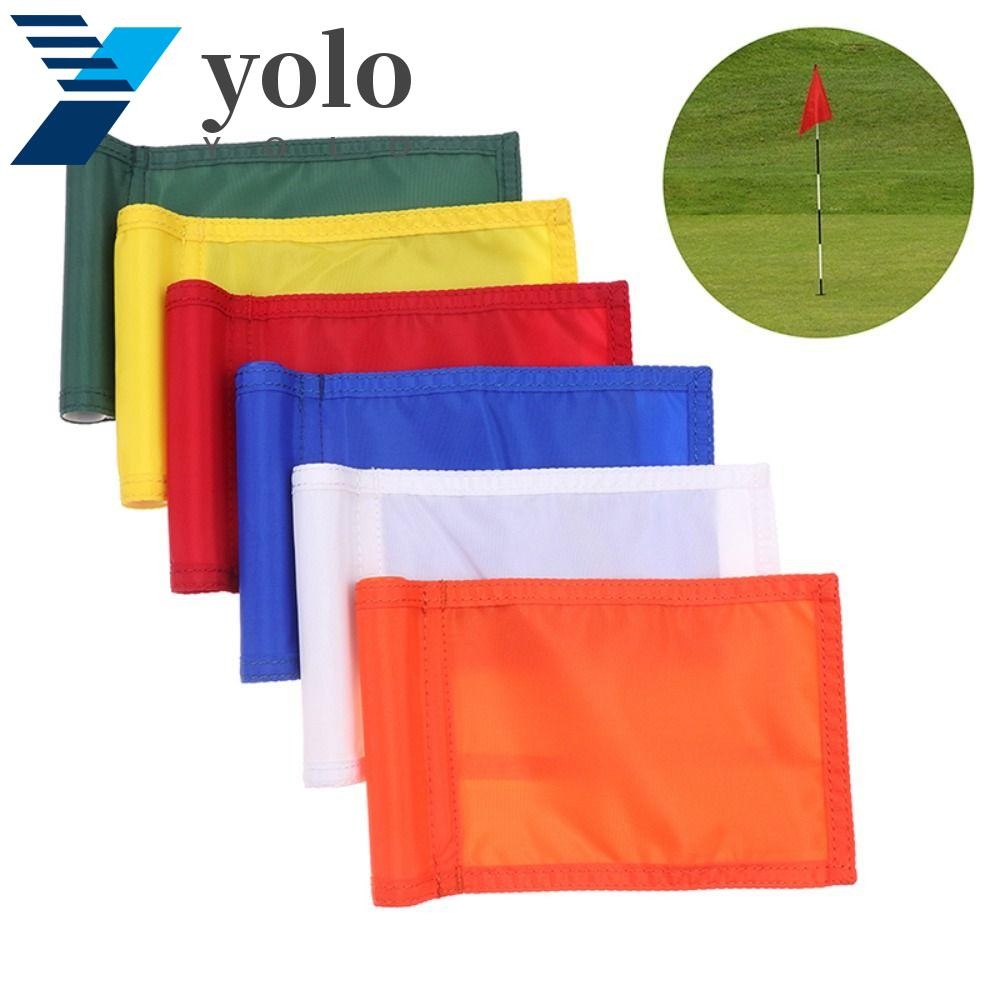 Yolo Golf Putting ธงสีเขียว, เสาเหล็กฝึกซ้อมกอล์ฟถ้วยเสาหลุม, อุปกรณ์ ...