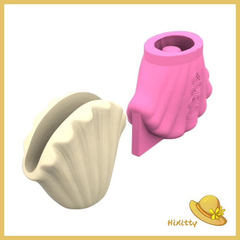 Hik ซิลิโคน Mould Shell Shape เหมาะสําหรับกระถางต้นไม้ Succulent ...