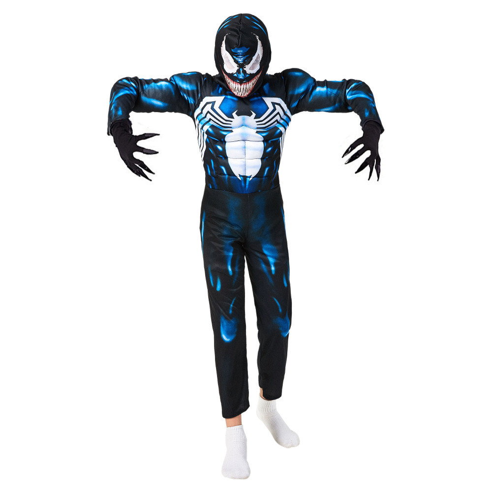 venom costume for kids ชุดซูเปอร์ฮีโร่สำหรับเด็ก Children Venom Cosplay ...