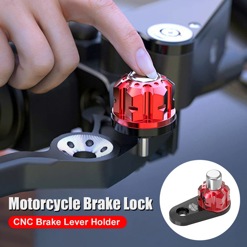 CNC Motorcycle Brake Lever Parking Lock Catch Brake Switch Holder for ...