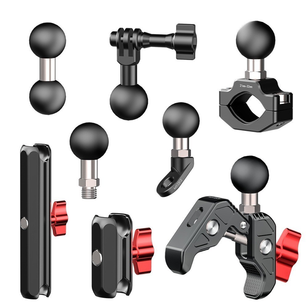ฐานยึดอลูมิเนียมอัลลอยด์พร้อม 1 นิ้ว (25.4 มม.) TPU Ball Handlebar ...