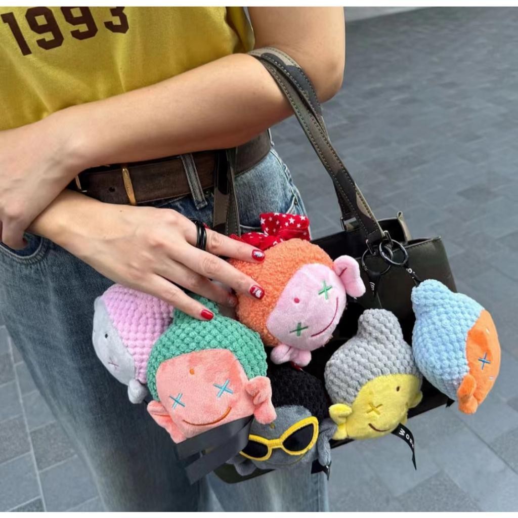 Amitofo Good Luck พวงกุญแจ Soft Lucky Buddha จี้ Plush สุ่มหนึ่ง ...