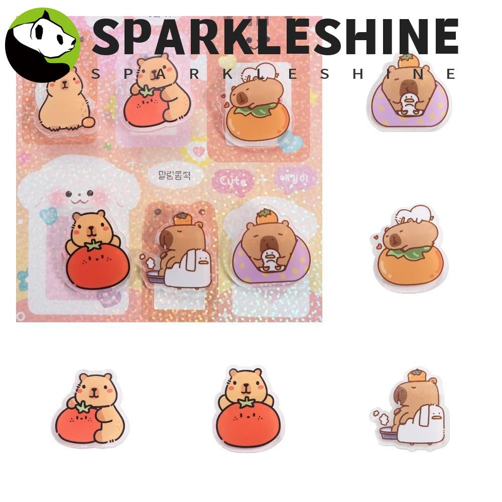 Sparkleshine Capybara เข็มกลัด, Breastpin ปกอะคริลิค Capybara Pin ...