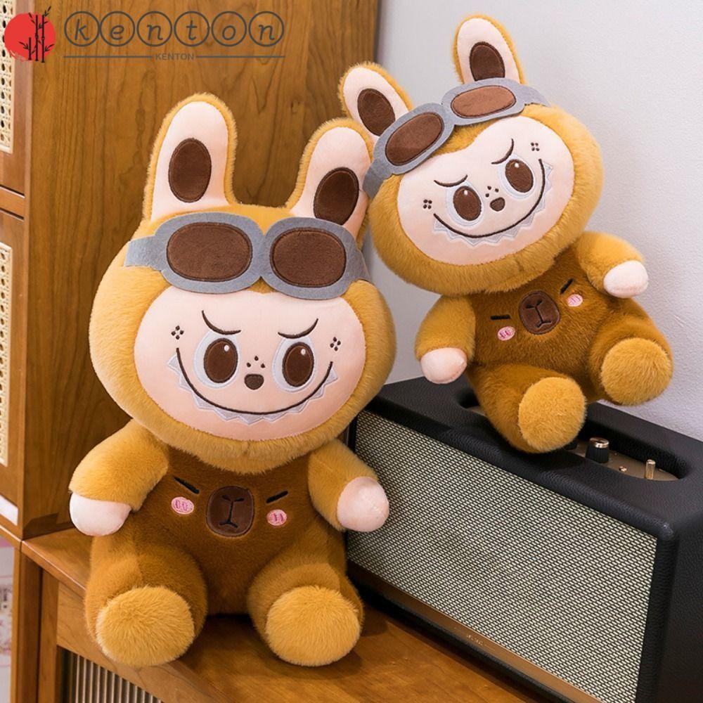 Kenton Labubu ตุ๊กตา Plush, Big Eye Capybara Labubu Time Plush ของเล่น ...