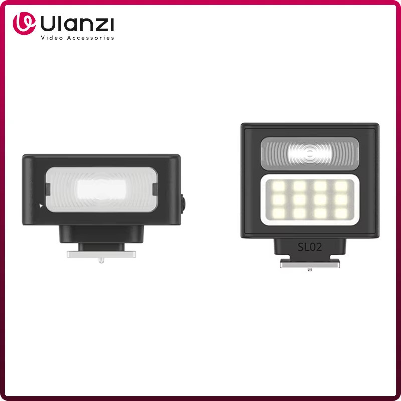 Ulanzi SL01 SL02 มินิกล้องแสงแฟลช SpeedLite GN8 6500K สําหรับ Canon Sony Nikon Fuji กล้อง DSLR ...