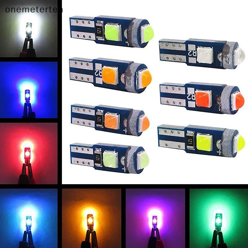 Rten 2PCS โคมไฟ Led T5 3030 3SMD รถหลอดไฟเครื่องมือ Dash ภายใน Neo Wedge Dashboard ด้านข้าง ...