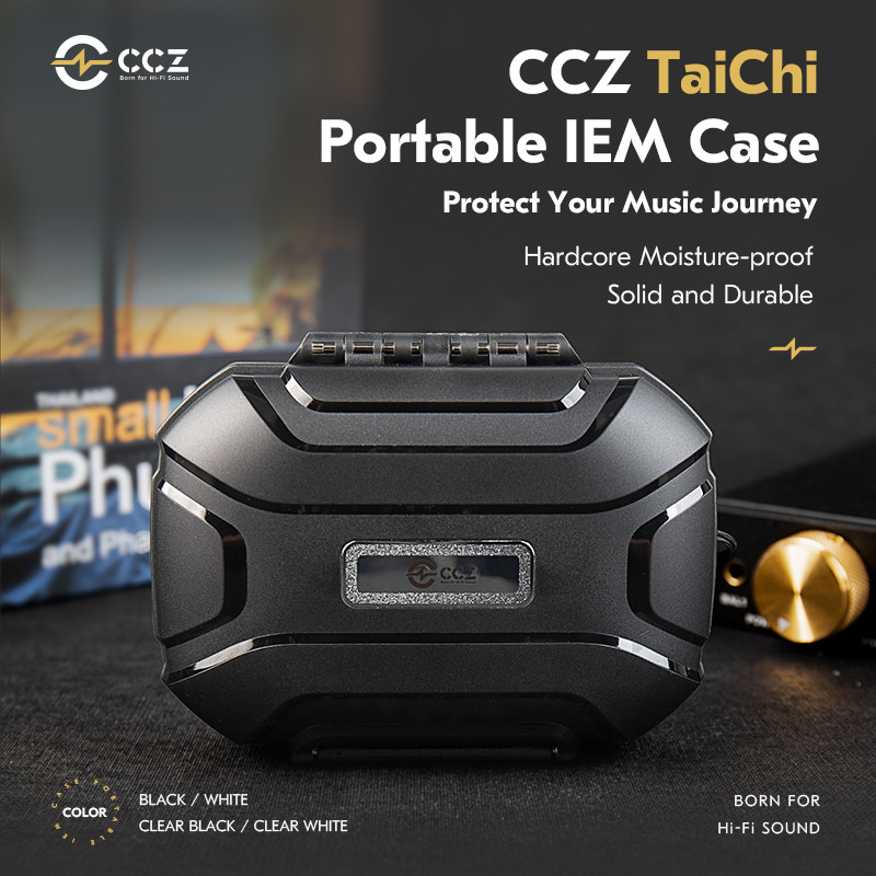 Ccz ZC01 แบบพกพาในหู Monitor กรณีหูฟังกันน้ําและกันฝุ่น IEM สําหรับหู ...