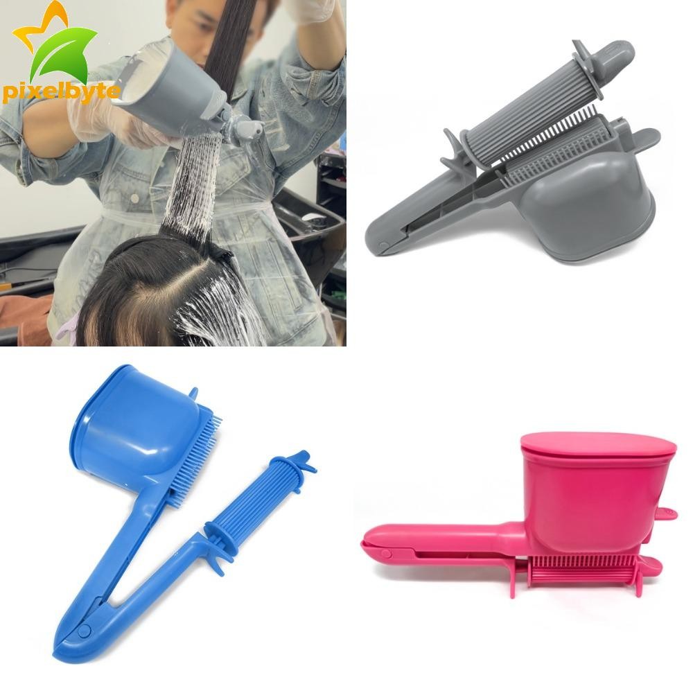 Pixelbyte สีครีม Applicator, Professional 2-In-1 Roller Comb Applicator, จัดแต่งทรงผมอุปกรณ์ ...