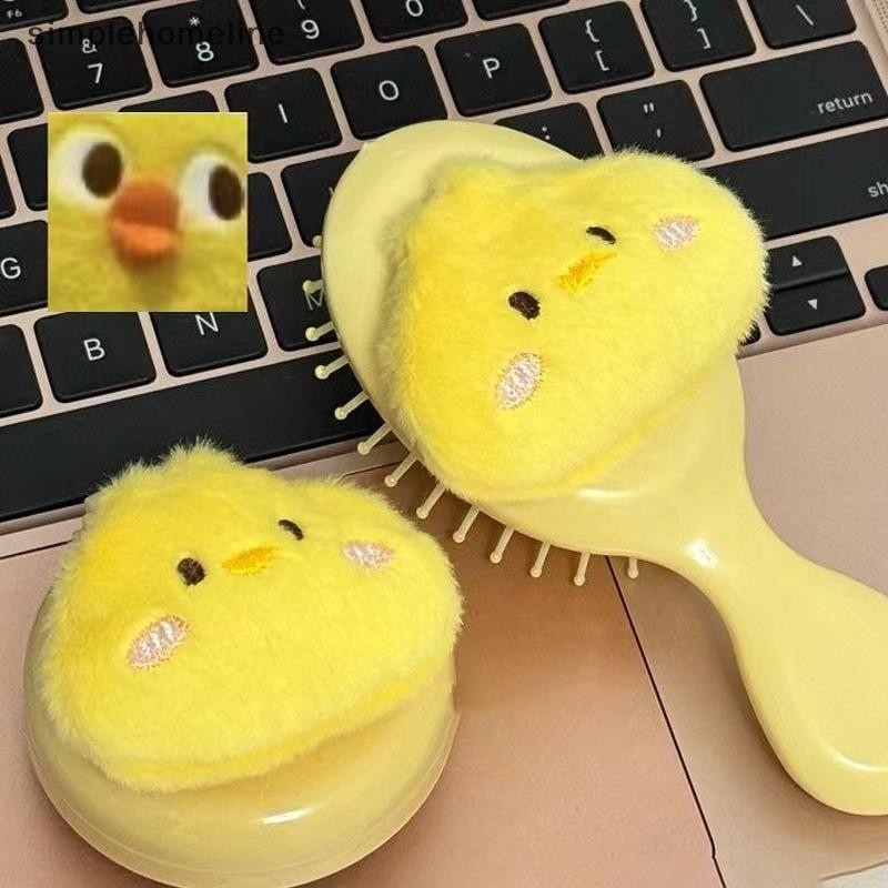 [simplehomeline] ตลกยัดไส้ไก่ Plush Hairbrus พับ Massageb หัวนวด ...