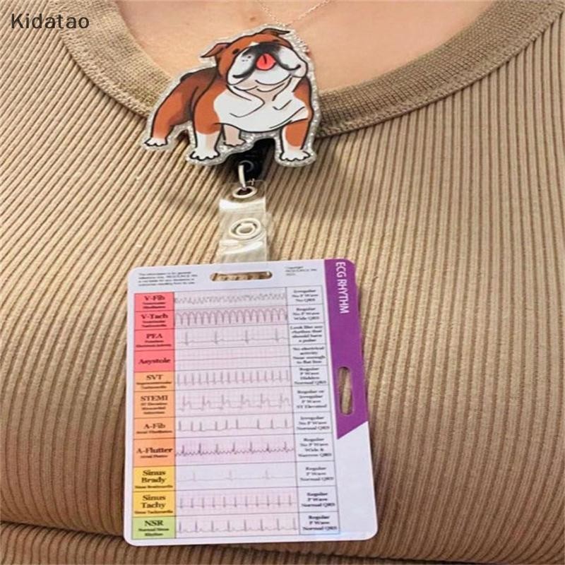 Kidatao ECG/EKG Rhythm Pocket Card การออกแบบสองด้าน EKG Rhythm ...