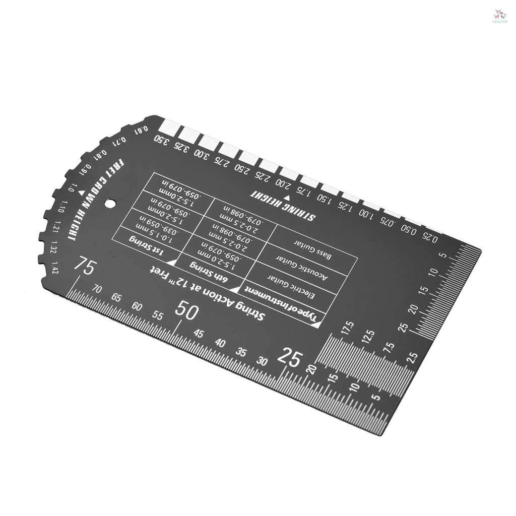 Baroque String Instruments Gauge String Action Gauge ไม้บรรทัดพ็อกเก็ต ...