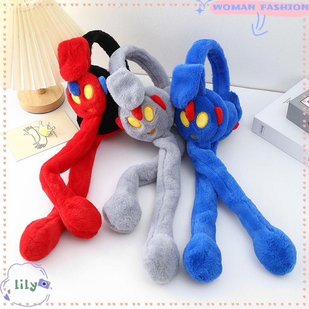 LILY ตลกของเล่น Earmuffs, หนา Plush Ultraman Earmuffs, กด Movable หู ...