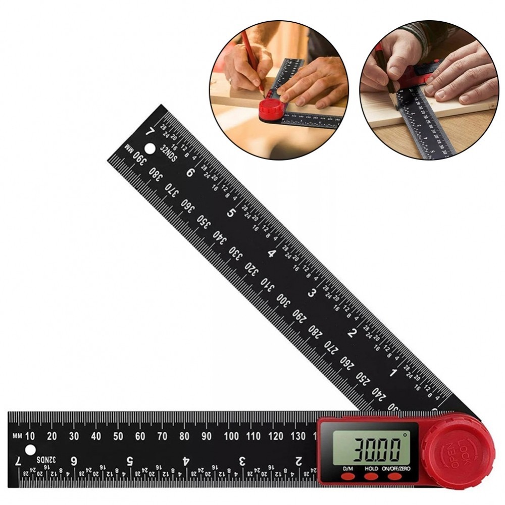 200mm Protractor Long-lasting Battery Life Versatile Tool For Angle ...