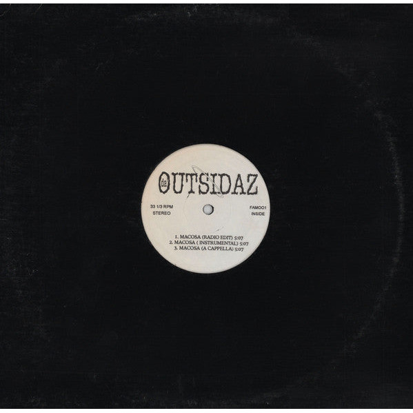 แผ่นเสียง Outsidaz - Macosa / Do It With A Passion (Vinyl) (VG+ ...