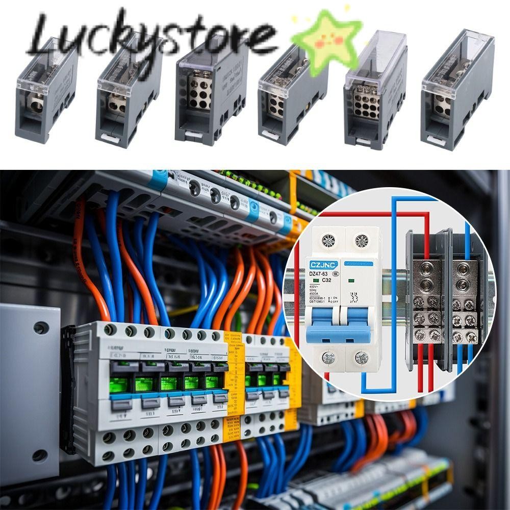 LUCKY Din Rail Terminal Block, ABS/ทองแดง Universal Distribution Box,คุณภาพสูงหนึ่งในหลายออก ...