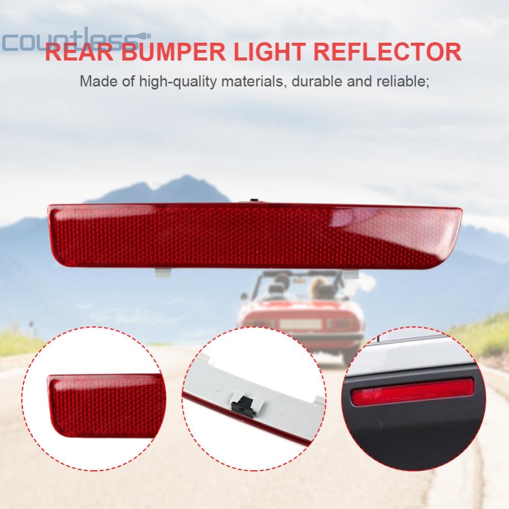 แผ่นสะท้อนแสงด้านหลัง Tailgate กันชน Reflector ทนทานสําหรับ Range Rover ...