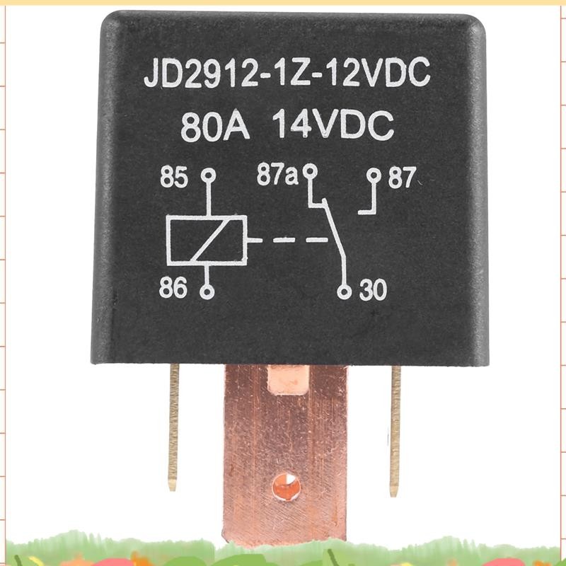 Super 80A DC 12V 5 Pin DIY รีเลย์ไฟรถบรรทุกรถยนต์ | Shopee Thailand