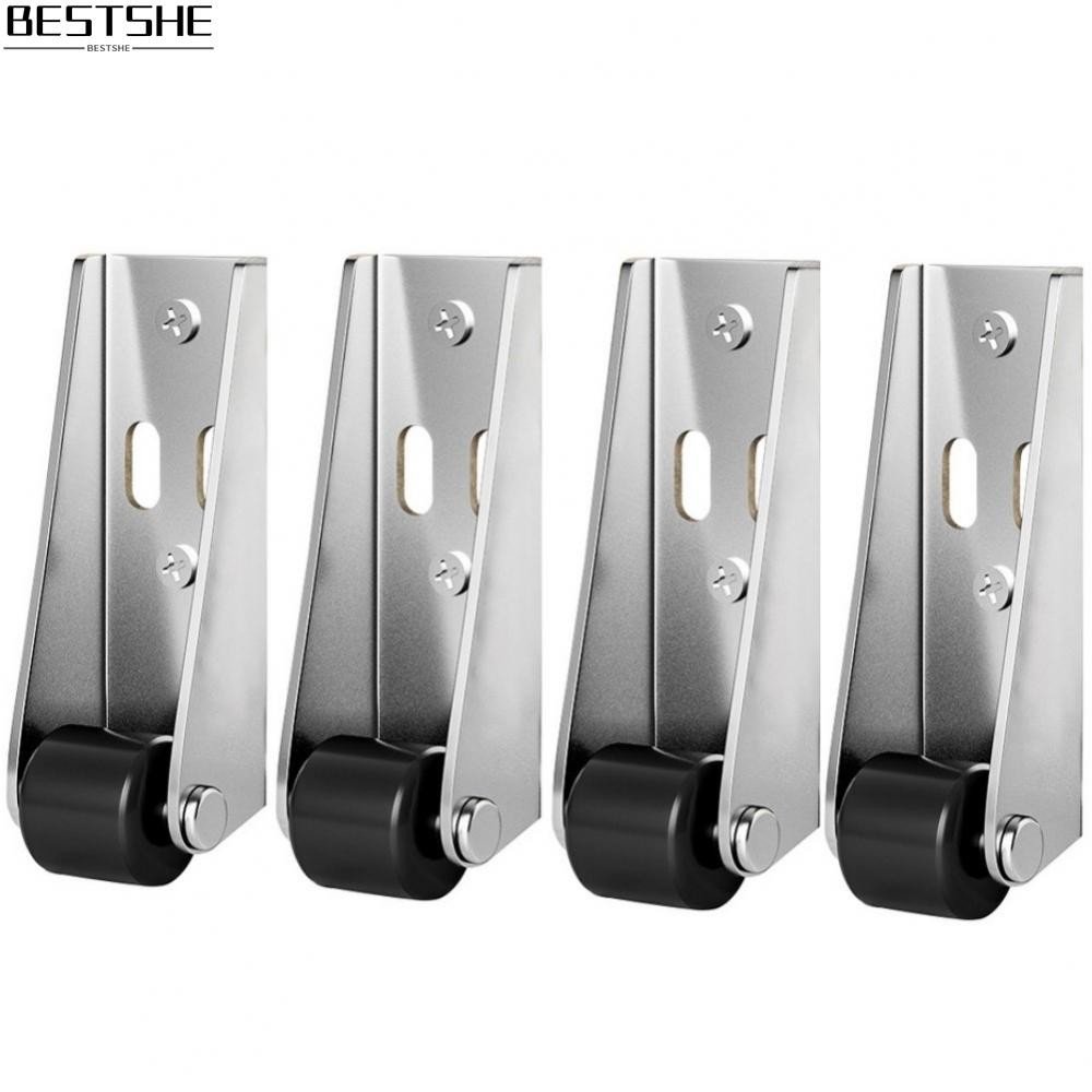 {bestshe}Set of 4 Indoor Door Casters with Quiet Operation and Easy ...