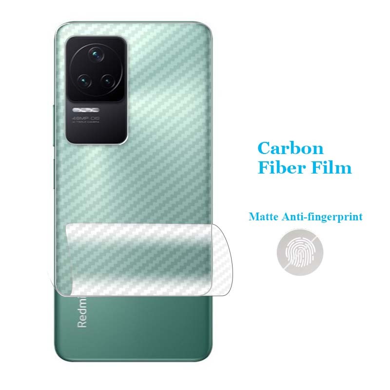 สําหรับ Xiaomi Redmi K80 K70 K70E K60 K60E K50 K50i Pro Ultra Gaming 3D คาร์บอนไฟเบอร์ด้านหลัง ...