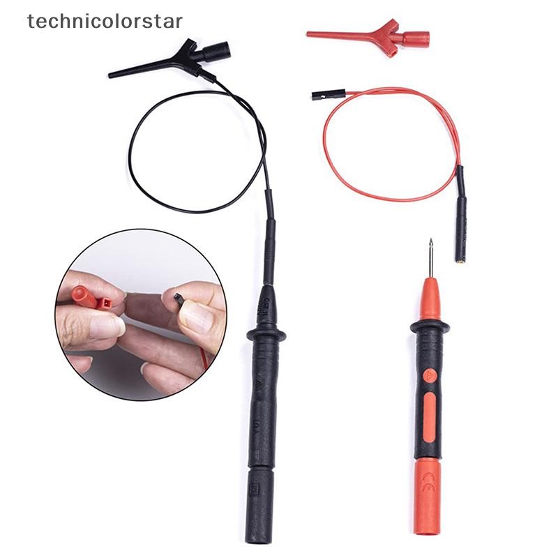 Trsr 1 ชุด SMD IC Test Hook คลิป Test Probe ฤดูใบไม้ผลิภายในสายซิลิโคนม ...