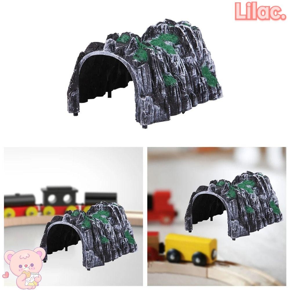 Lilac จําลอง Cave ฉากรุ่น,สวน Miniatures Caved รุ่นของเล่นรถไฟอุโมงค์ ...