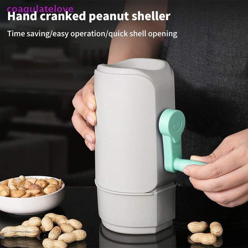 Coagulatelove Hand Crank Pea Sheller ถั่วลิสงอัตโนมัติ Peeler ถั่วลิสง ...