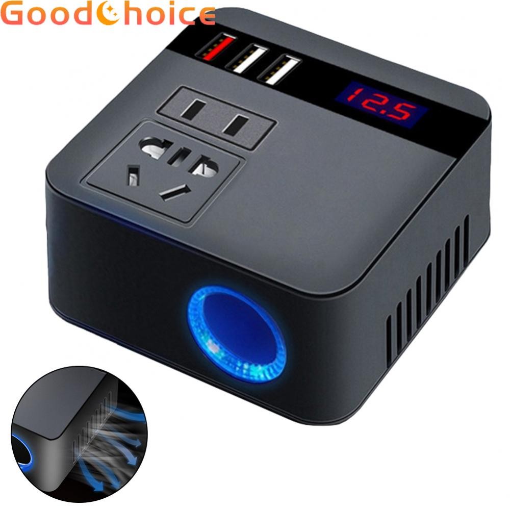 【Good】Easy to Use 120W Power Inverter DC Input Adapter for Outdoor ...