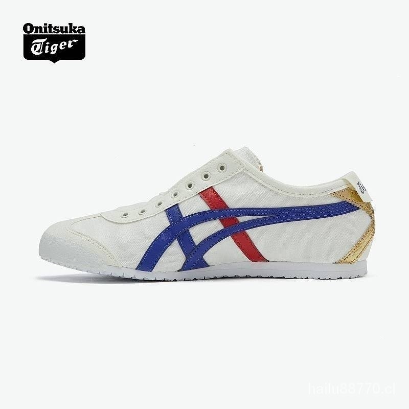 Asics ASIC ใหม่ Onitsuka tiger Mexico 66 สวมข้อเท้าผ้าระบายอากาศรองเท้ากีฬาลําลองรองเท้าเสือ ...