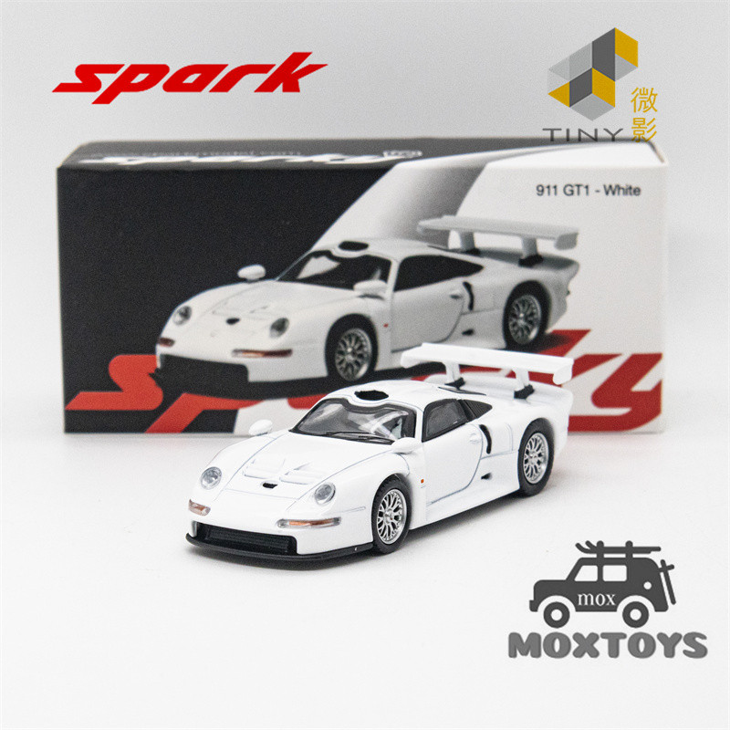 Sparky x Tiny 1:64 911 GT1-รถโมเดลDiecastสีขาว | Shopee Thailand