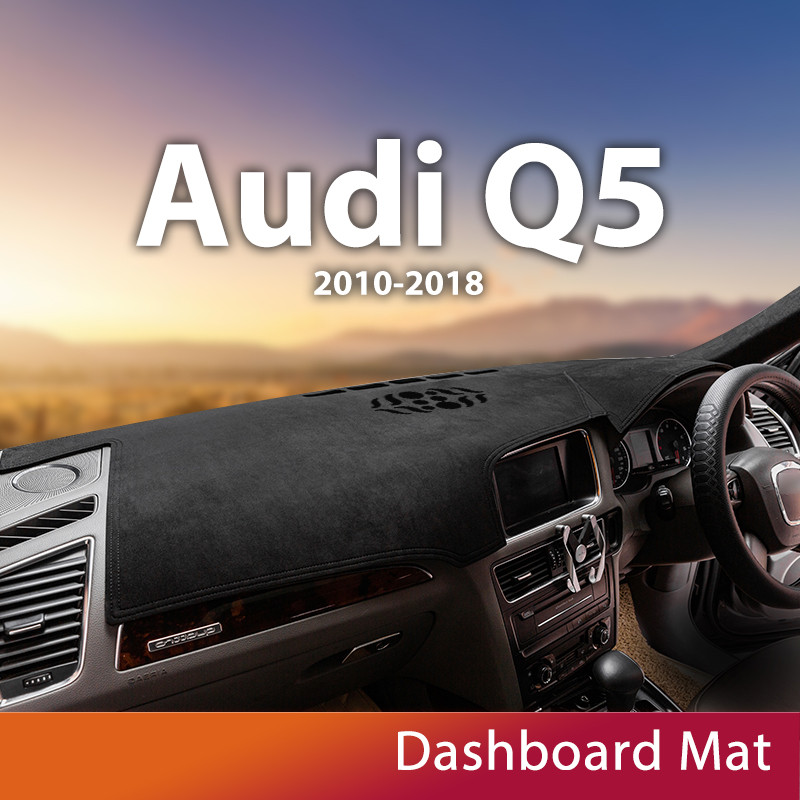 สําหรับ Audi Q5 8R 2010-2018 รถยนต์ Dash Mat Dashboard Pad Suede พรม Anti-UV Anti-slip ฝาครอบรถ ...